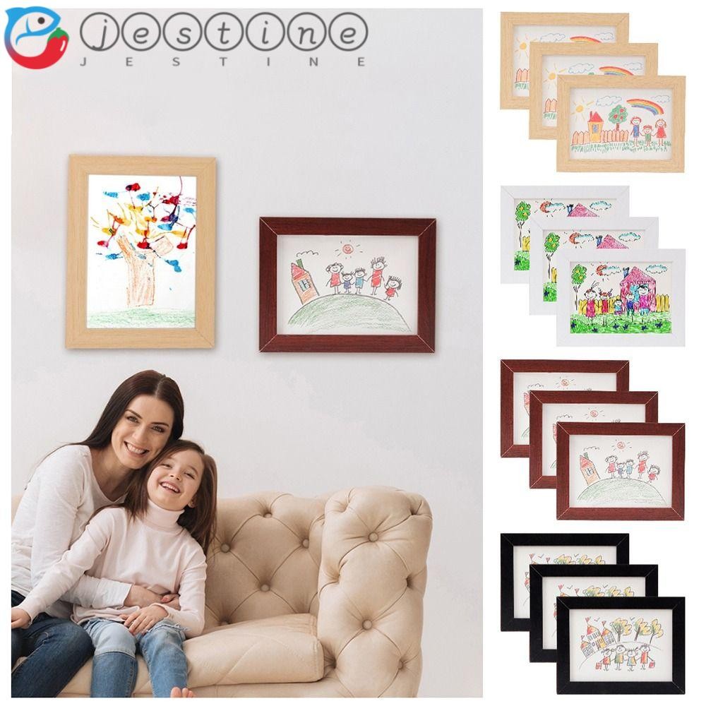 JESTINE Magnetic Picture Frames, Detachable Visual Window Children ...