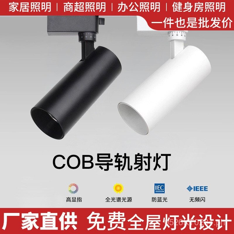 cob Commercial Spotlight Full Spectrum Track Strip Track Light Store ...