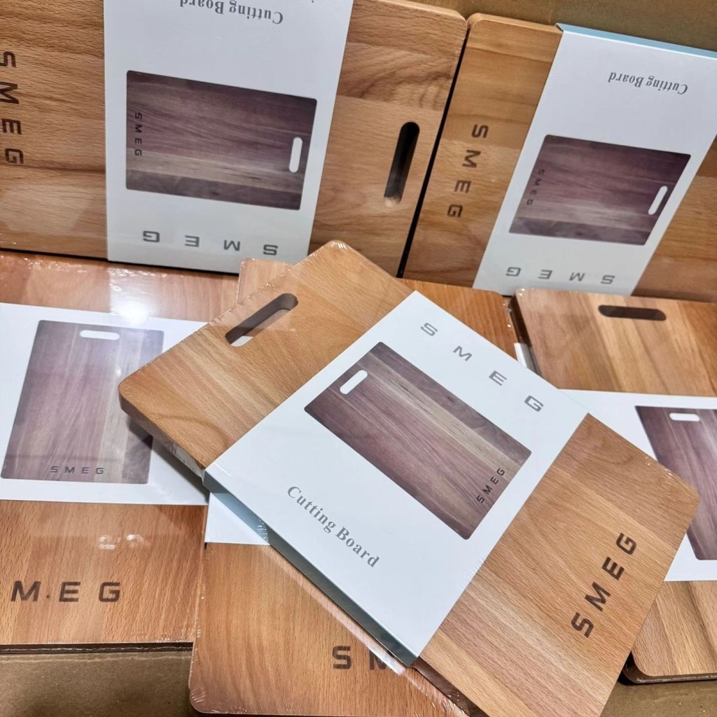 Italy SMEG Pain Same Style Solid Wood Rectangular Cutting Board ...