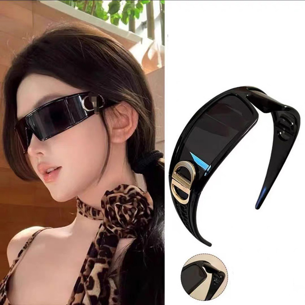 YOUJ Creative Dual-purpose Letter Headband Sunglasses Trend Women ...