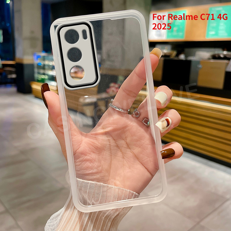 Phone Case For Realme C71 RealmeC71 C71 C 71 4G 5G 2025 Square Liquid Silicone Phone Casing ...