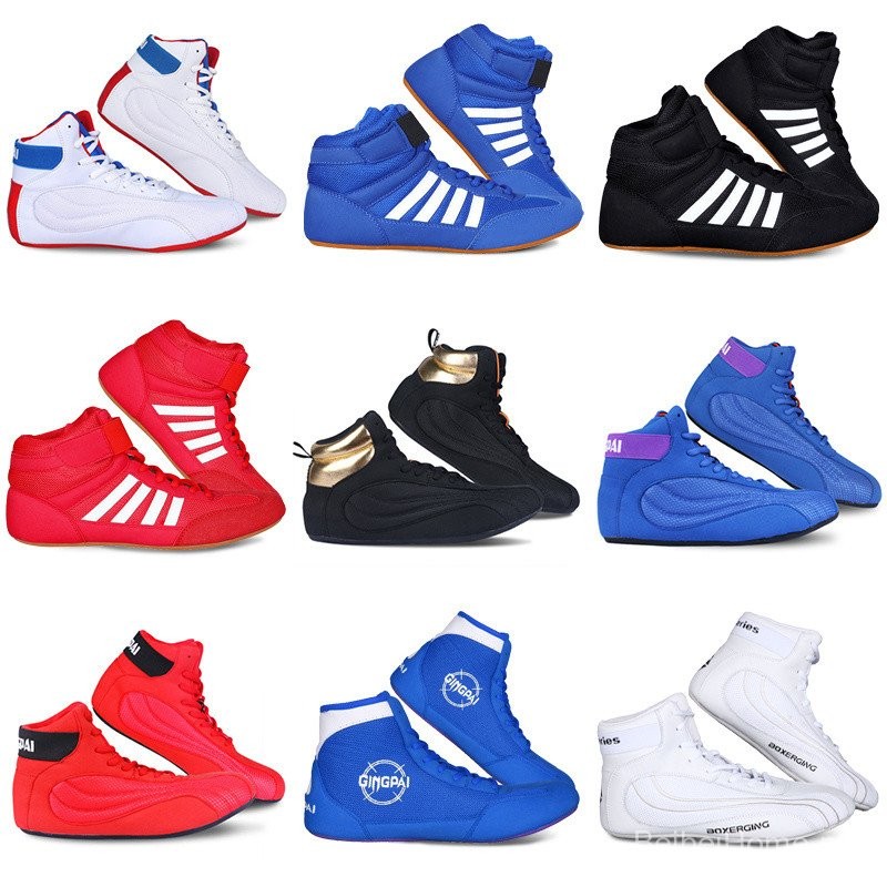Boxing Shoes Men Wrestling Shoes Professional Combat Shoes Training ...