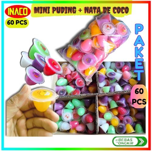 MINI PUDDING 60 PCS BULK INACO BULK repack PACKAGE contains 60 PCS ...