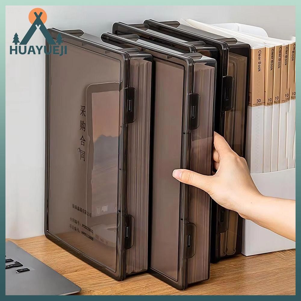 HUAYUEJI Certificate Storage Box, Plastic A4 A4 File Box ...