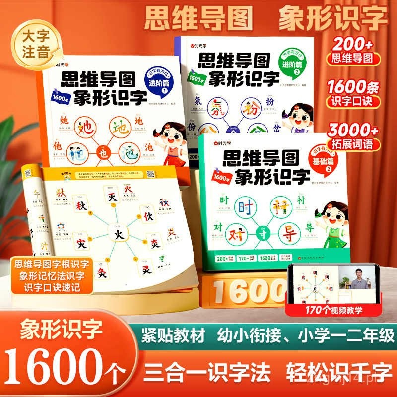 [Time Science]Mind Map Image Literacy Chinese Character Quick ...