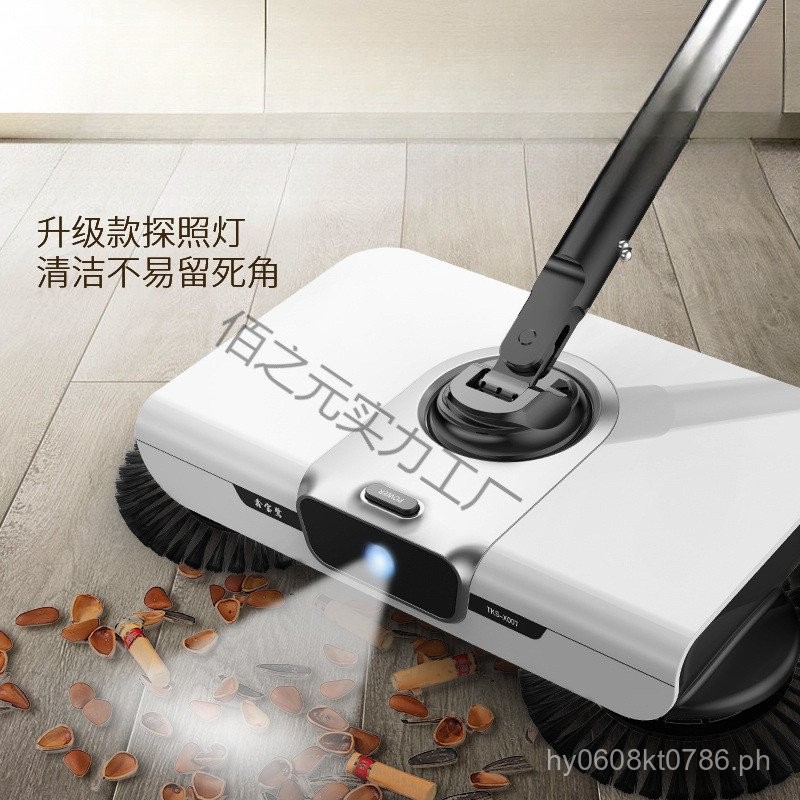 Household Set Sweeper Broom Hand-Pushed Magic Broom Mop Dustpan ...