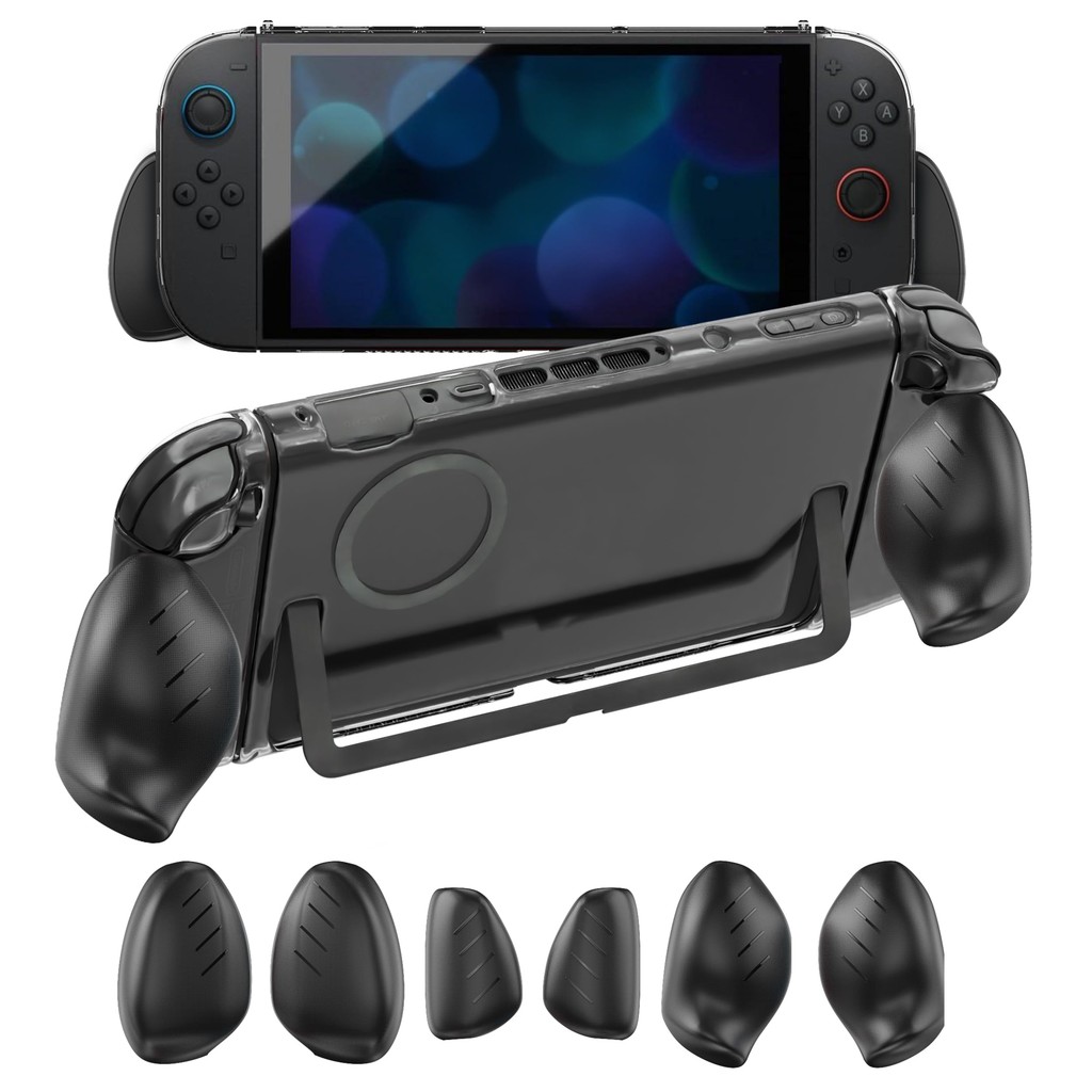 Grip Case for Nintendo Switch 2, Ergonomic Switch 2 Protective Hard ...