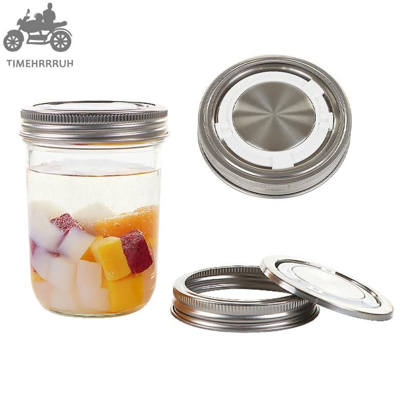 time Timer Lid Mason Jar Stainless Steel Lid Mason Jar Timer Seal Lid ...