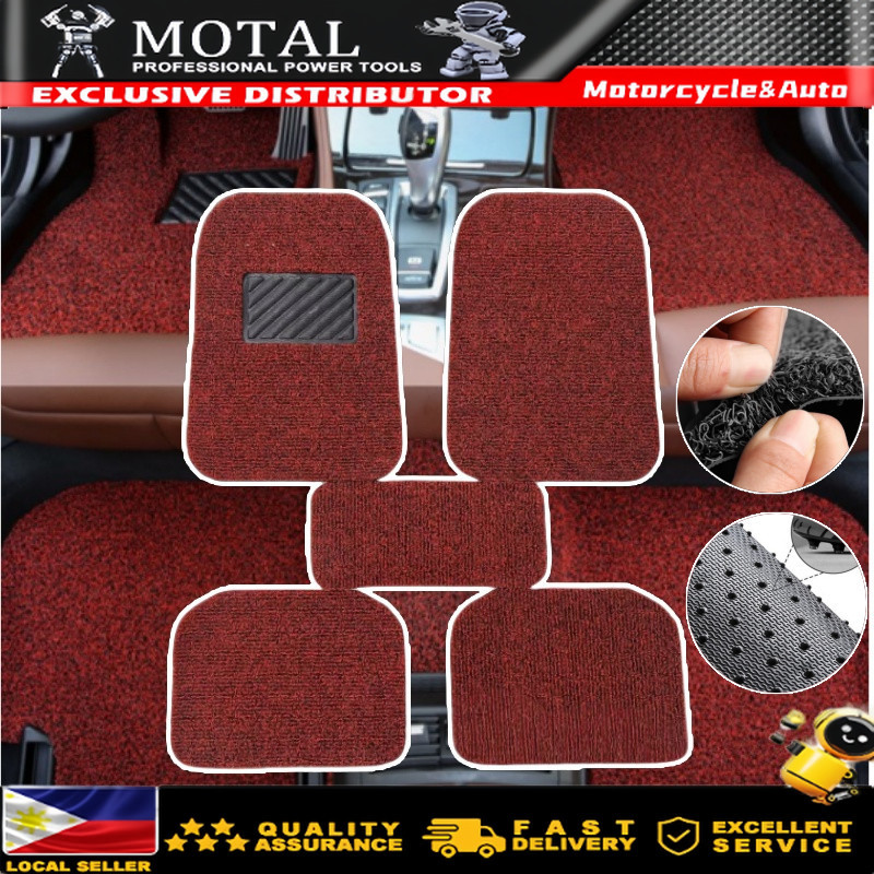 Car Matting Floor Universal Coil Anti-Slip And Cuttable Car Floor Mat ...