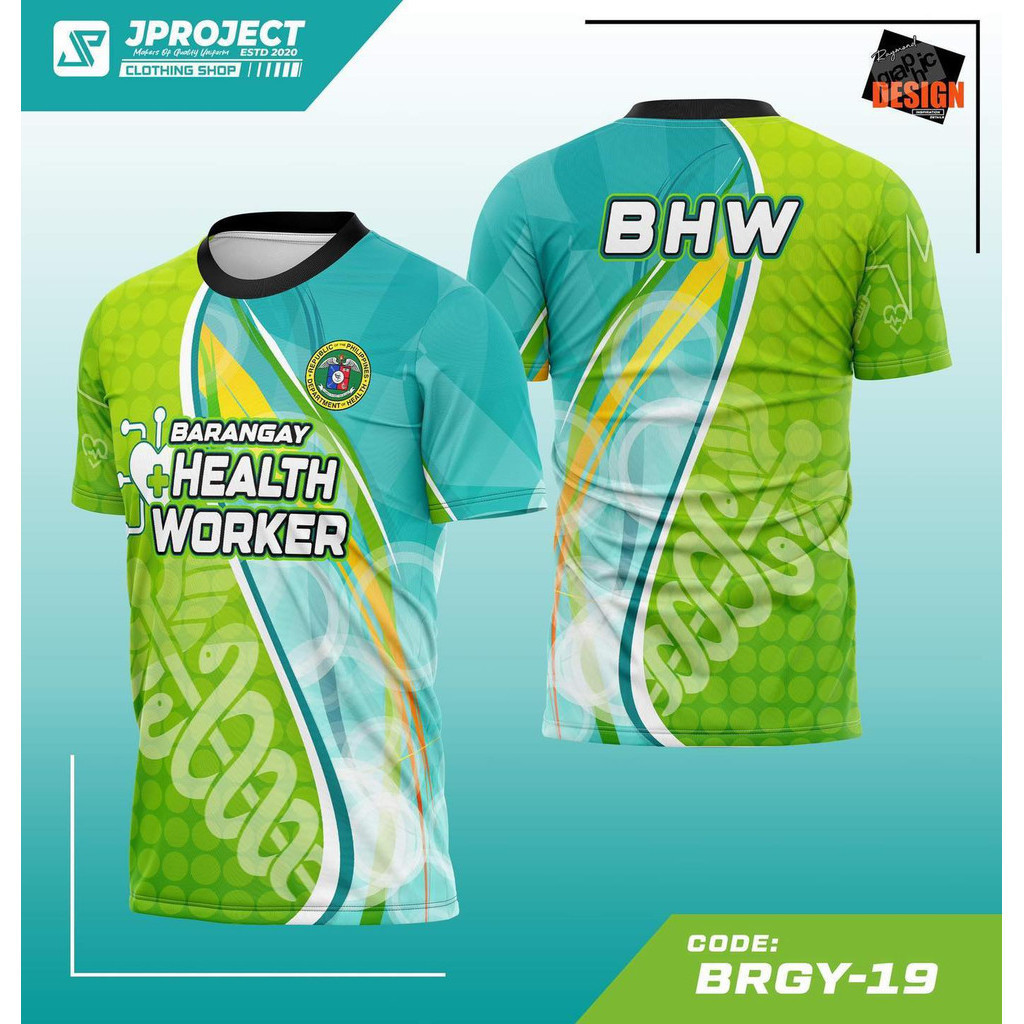 BHW 2025 Hospital Medical Uniform T-shirt Unisex Uniform T-shirt Top ...