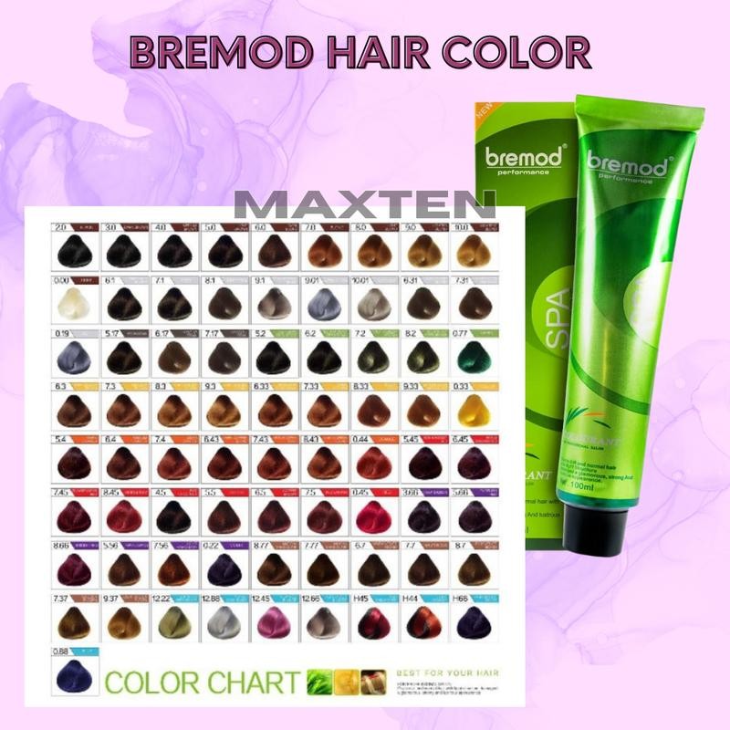 Bremod Hair Color ONLY NO Oxidizer Cream Hair Dye | Shopee Philippines
