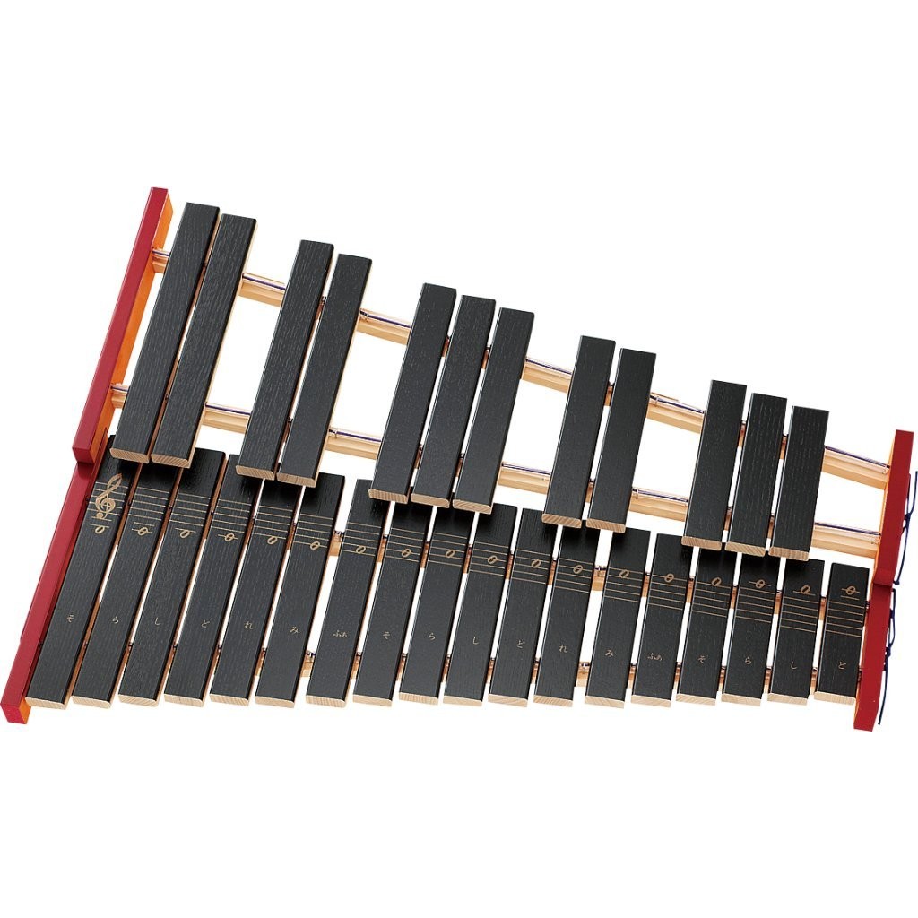 Zen-On Tabletop Xylophone with Semitones No.181WA Made in Japan 【Direct ...