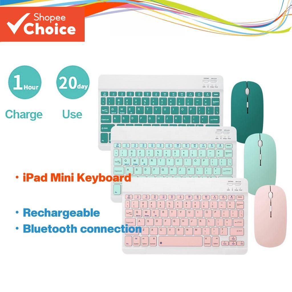 Ultra-Thin Bluetooth Keyboard Mouse Combo Portable Enhanced Typing ...