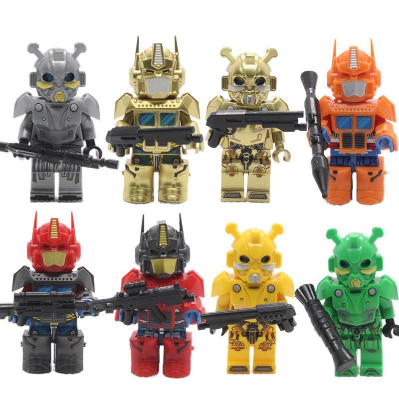 Optimus Prime Building Blocks Bumblebee Warrior Transformers Toys ...