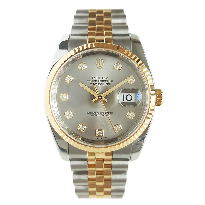 Rolex Rolex Log Type 18K Gold Original Diamond Automatic Mechanical Men ...