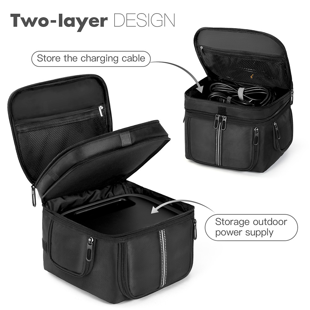 Carrying Case Portable Power Station Bag with Shoulder Strap & Handle ...