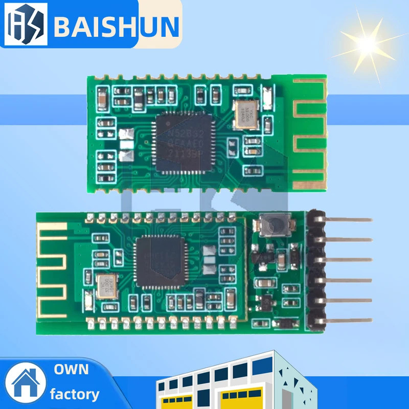 HC-42 BLE 5.0 Bluetooth Module NRF52832 Dual-Mode Wireless Transceiver ...