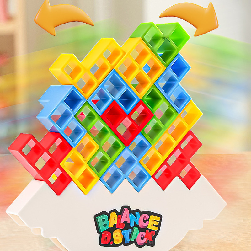 Tetris Balance Blocks Kids Desktop Game Balance Block | Shopee Philippines