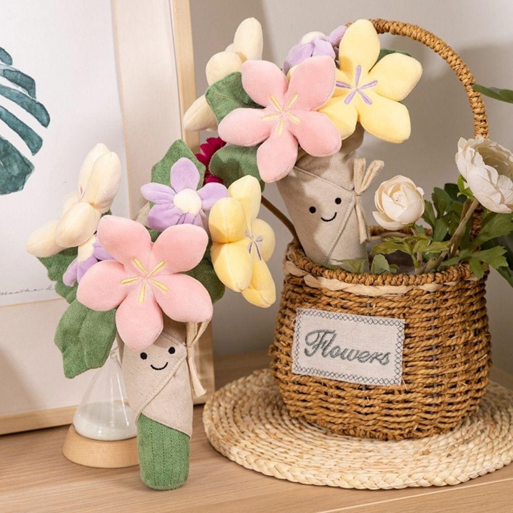 QUENTIN Hand Holding Flowers, PP Cotton Holding Flowers Tulip Potted ...