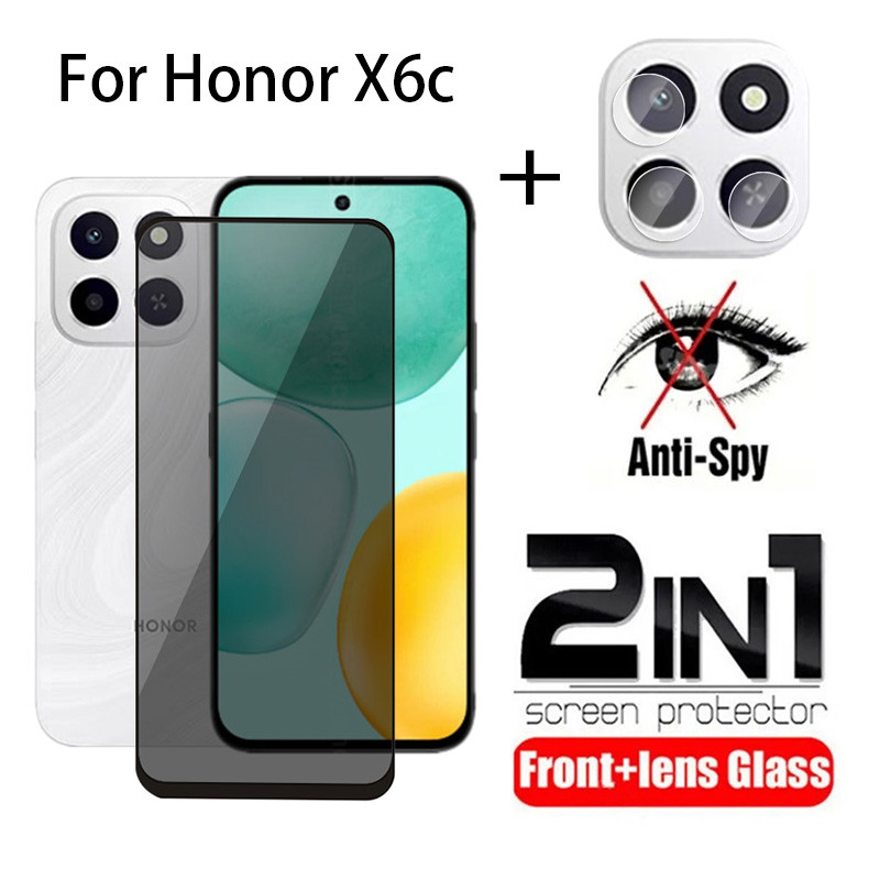 2in1 Camera Screen Protector For Honor X6C X6c 4G 2025 Full Cover Anti ...