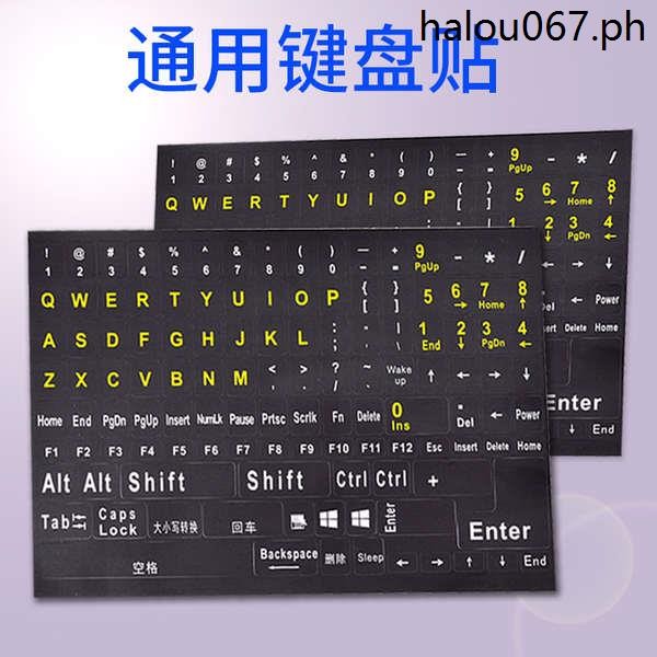 English Keyboard Film Chinese Pinyin English Letter Sticker Notebook ...