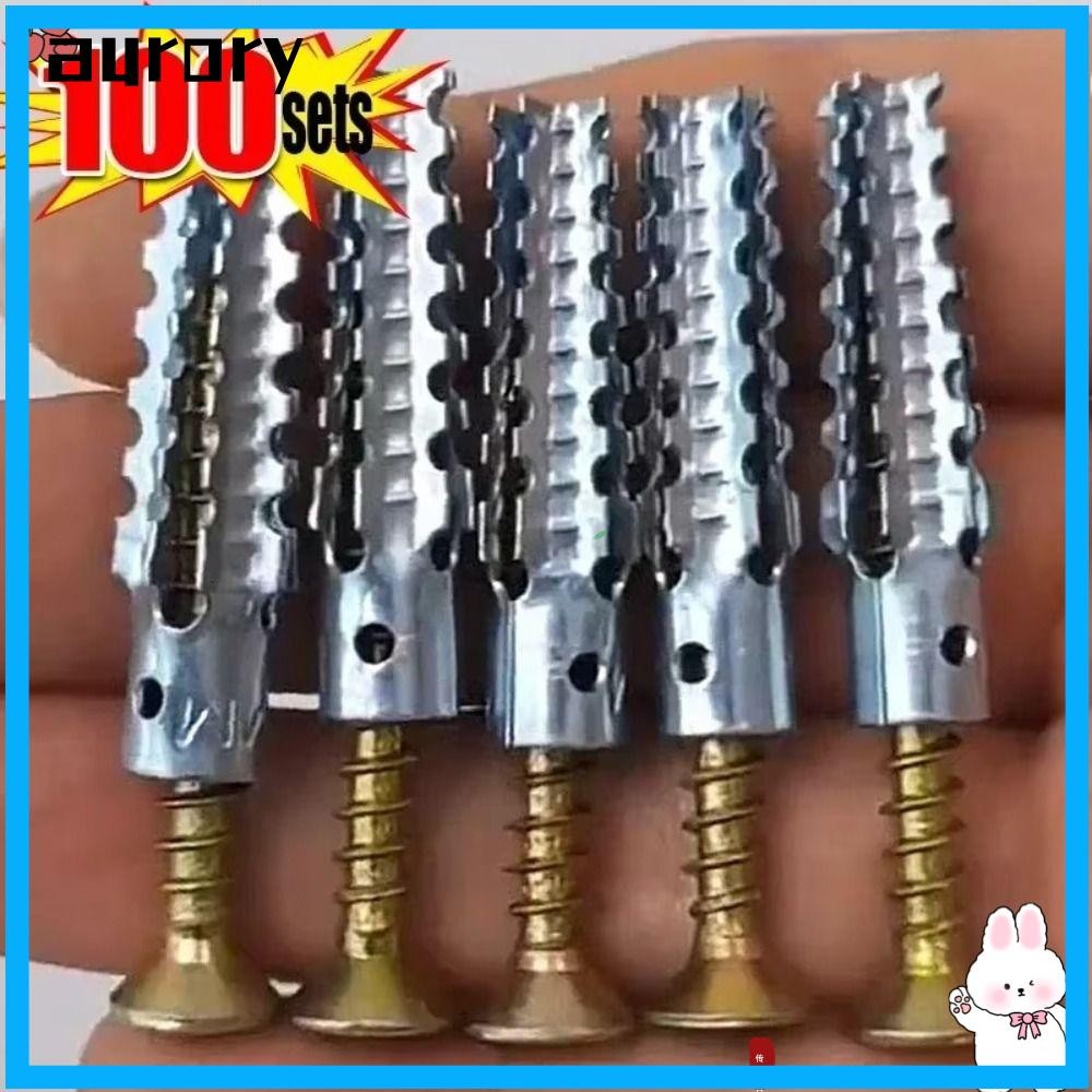 AURORY Metal Expansion Tube Nails, Metal Self Tapping Expansion Screw ...
