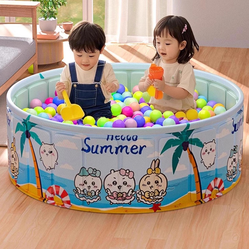 Foldable Pool Portable Paddling Pool Wear Resistant Water Pond Toy with ...