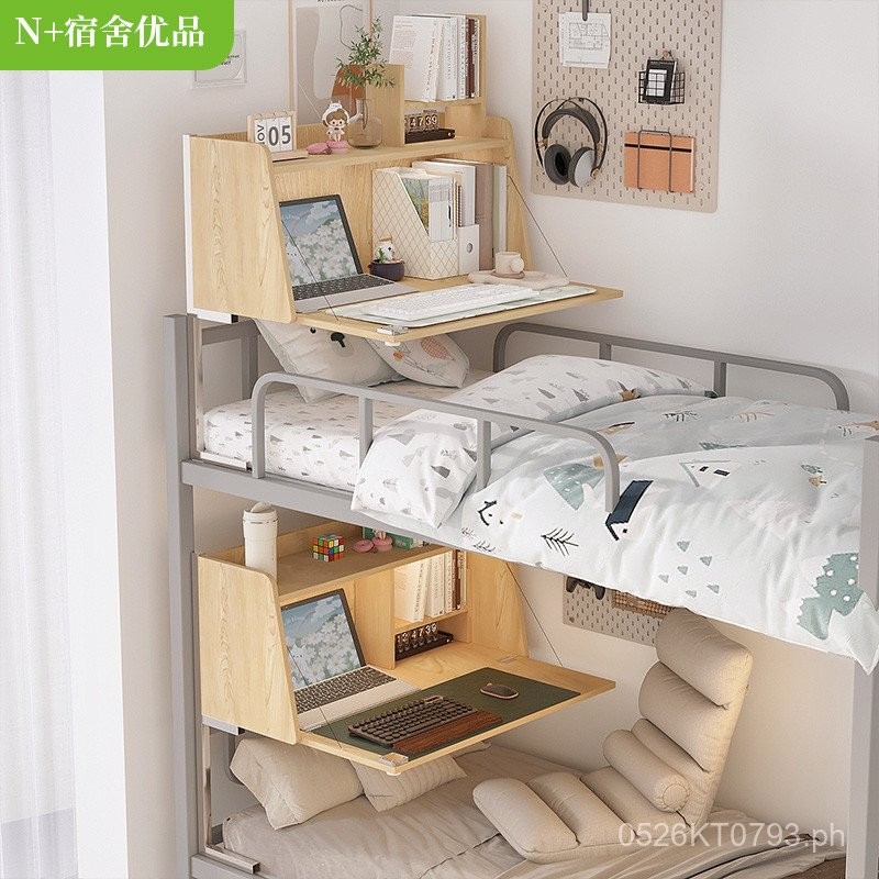 Foldable Desk for Dormitory, Suitable for College Students with Bunk ...