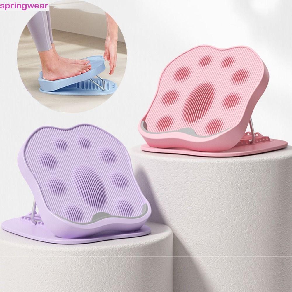 SPRINGWEAR Calf Stretching Board, Adjustable Non-slip Exercise Tilt ...