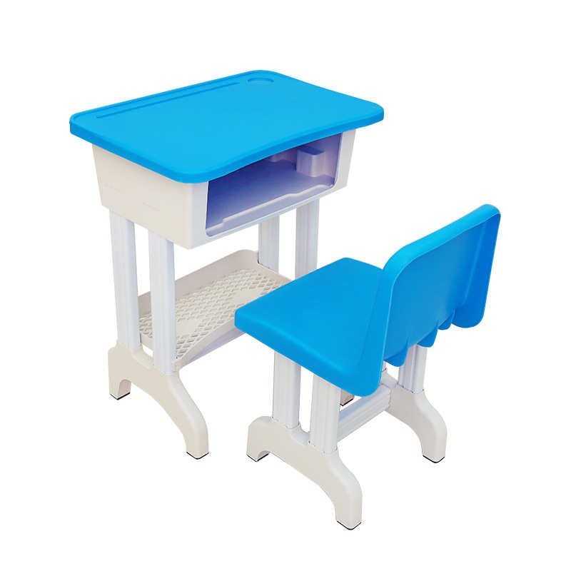 Plastic Single Student Plastic Steel Primary and Secondary School Desks ...