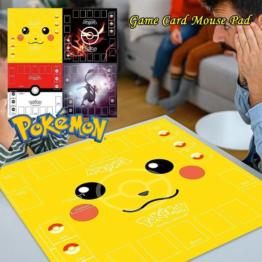 Pokémon TCG PTCG Card Playmat Battle Plate Two Person Pokemon Card Pad ...