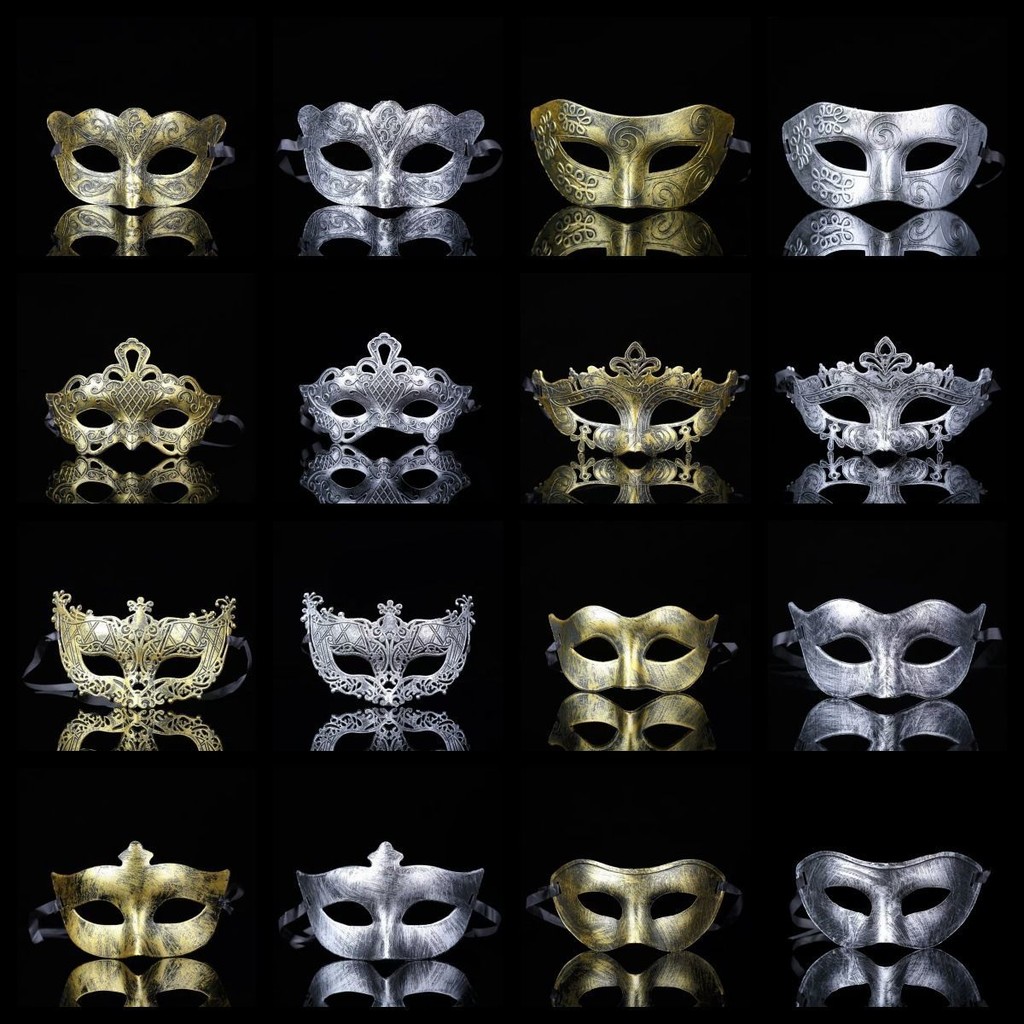 Prom Children Mask Antique Roman Fighter Crown Mask Retro Half Face ...