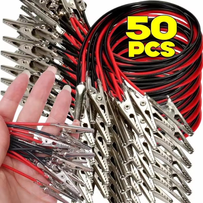 10/30/50PCS Double Head Metal Alligator Clips - Cable Fixing Tools ...