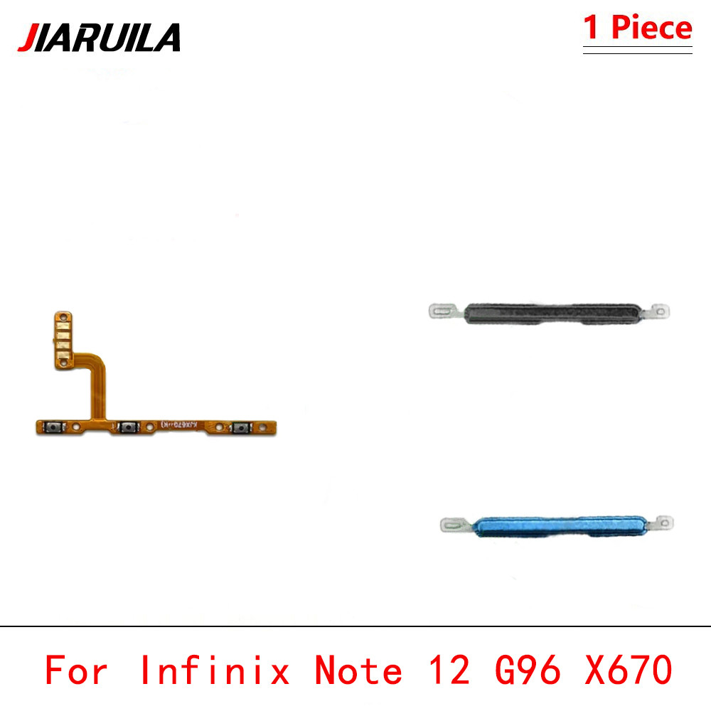 For Infinix Note 12 G96 Note 12 X670 Power Volume Button Flex Switch On ...