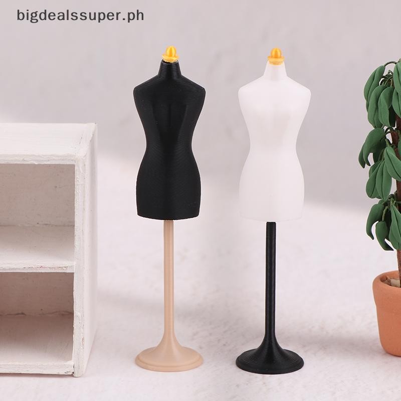 Pro 1:12 Dollhouse Mini Mannequin Display Stand Gown Dress Clothes ...