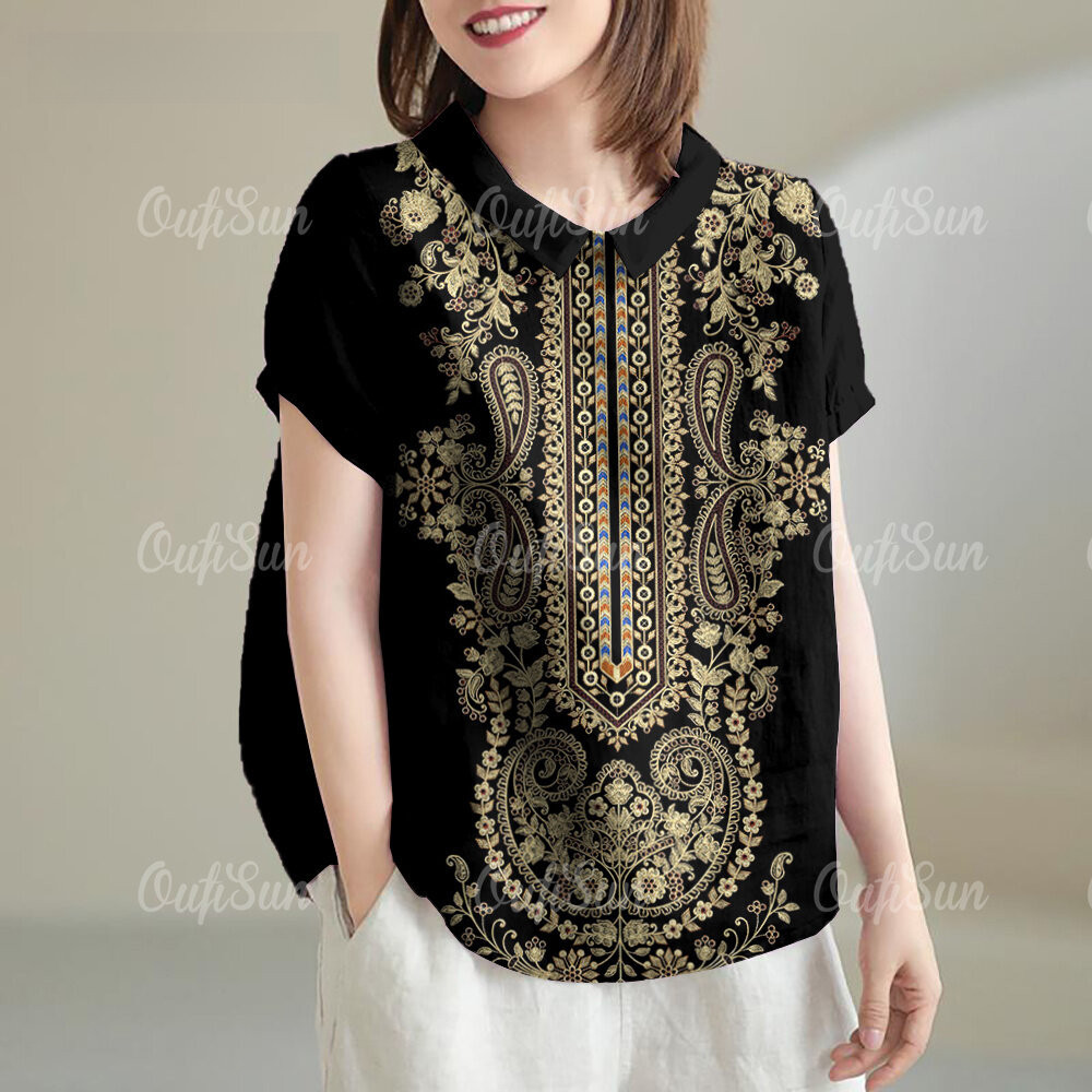 Barong For Women Shirts 2026 Tagalog Modern Asean Attire Vintage Ethnic ...