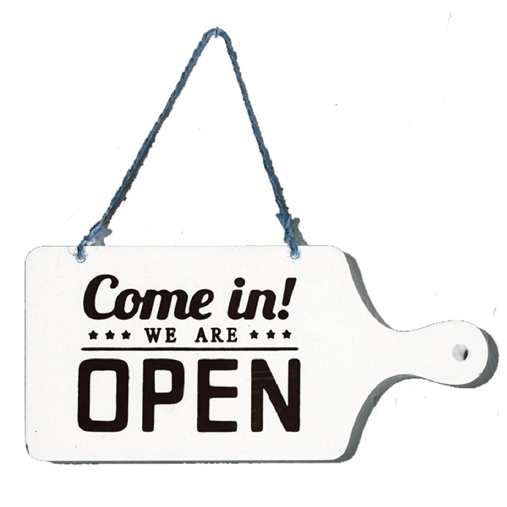[Direct from Japan]Hiro World Trade OPEN CLOSED Sign Wooden Open Closed ...