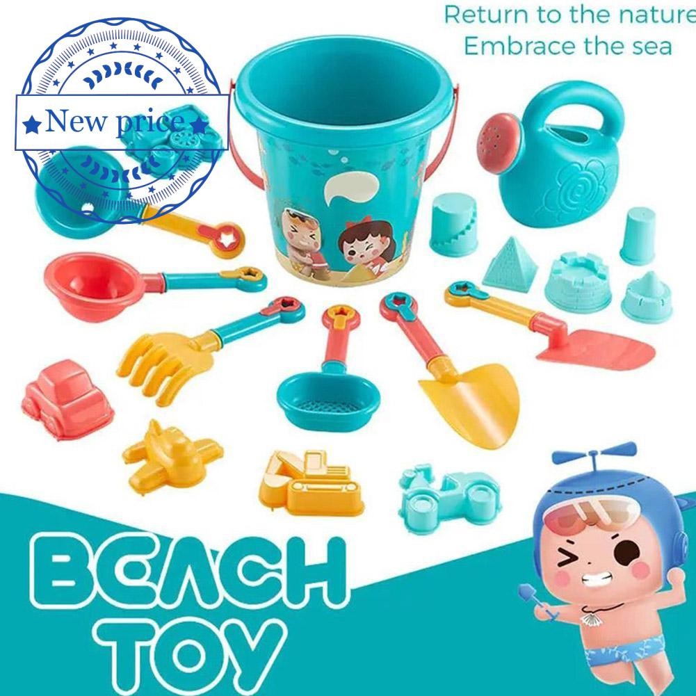 Beach Toy Set Bucket Seaside Children Play Water Tool Sand Play Shovel ...