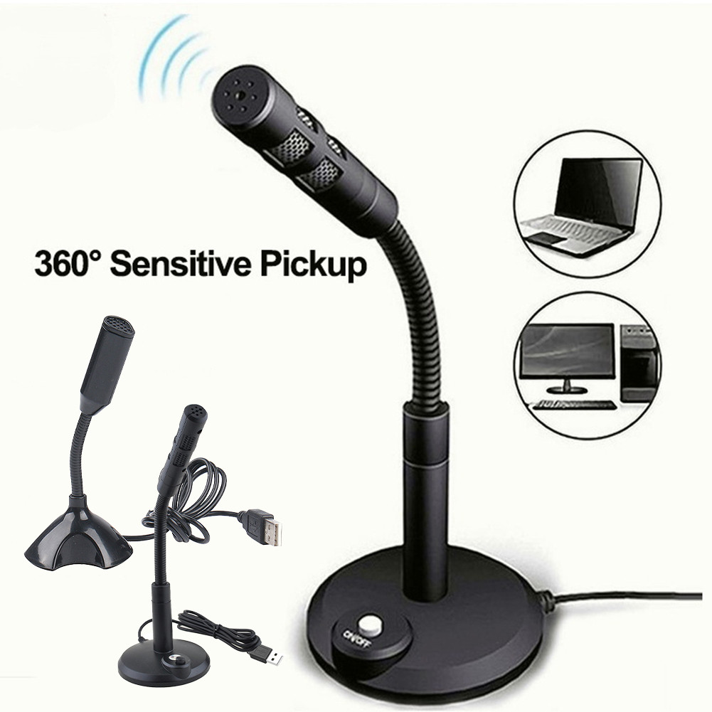 USB Conference Microphone with Adjustable Neck for Laptop Podcasting ...