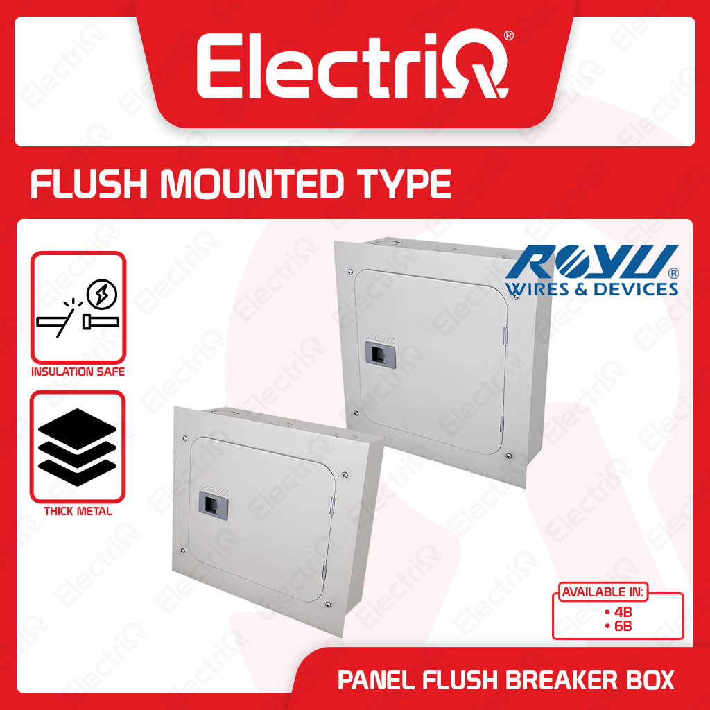 Electriq | Royu All-Metal Panel Flush Mounted Type Nema 1 4B | 6B Plug ...