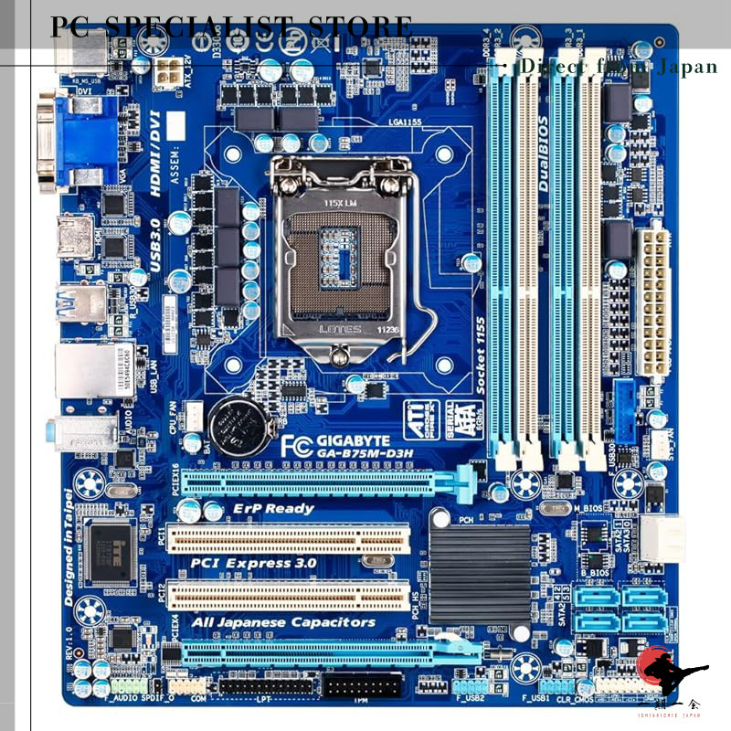 GIGABYTE Intel B75 LGA1155 Micro ATX Small Business Advantage Compatible GA-B75M-D3H | Shopee ...