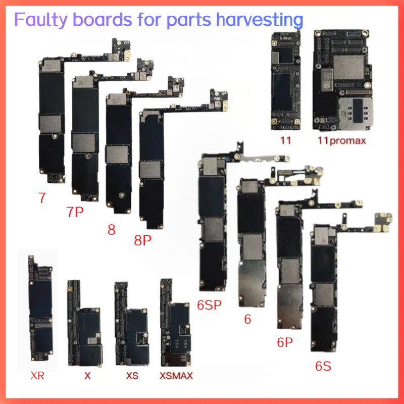 Complete board For iPhone X XS XR 11Pro 12Pro 11 12 13 Pro Max 6G 6Plus 6S 6S 7 7Plus 8 8P with ...