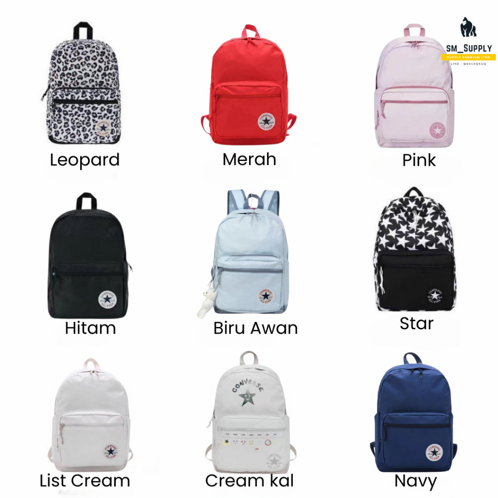 CONVERSE CLASSIC ALLSTAR BASIC Backpack BAG / CONVERSE ALLSTAR Bagpack ...