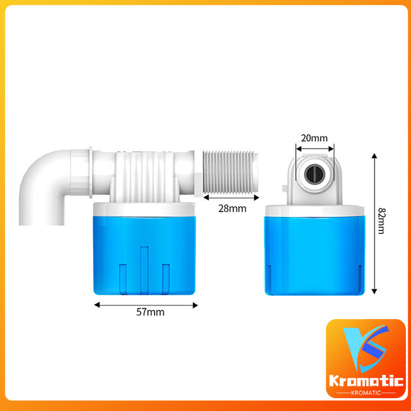 KC Automatic Water Level Control Valve DN15 Float Valve Tower Tank ...