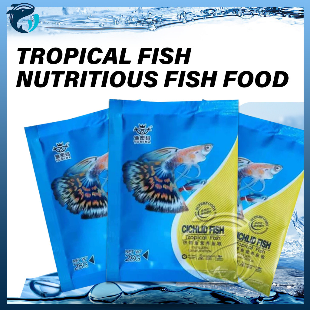 YUMIMA Beta Fish Food Fish Feed Beta Feed Tropical Fish Food 28g 100g ...