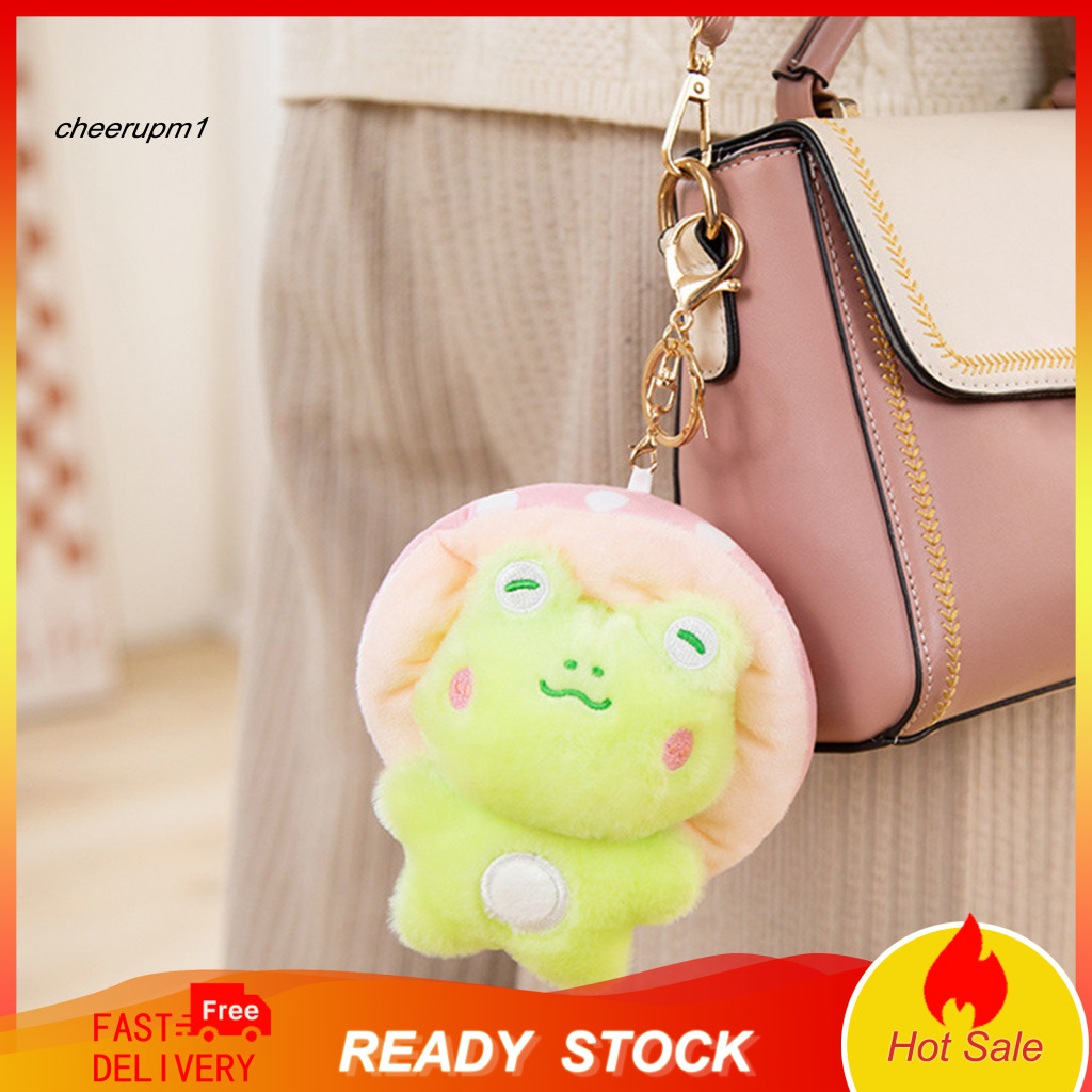 CHEER Fully Filled Frog Keychain Couple Gift Stuffed Animal Doll ...