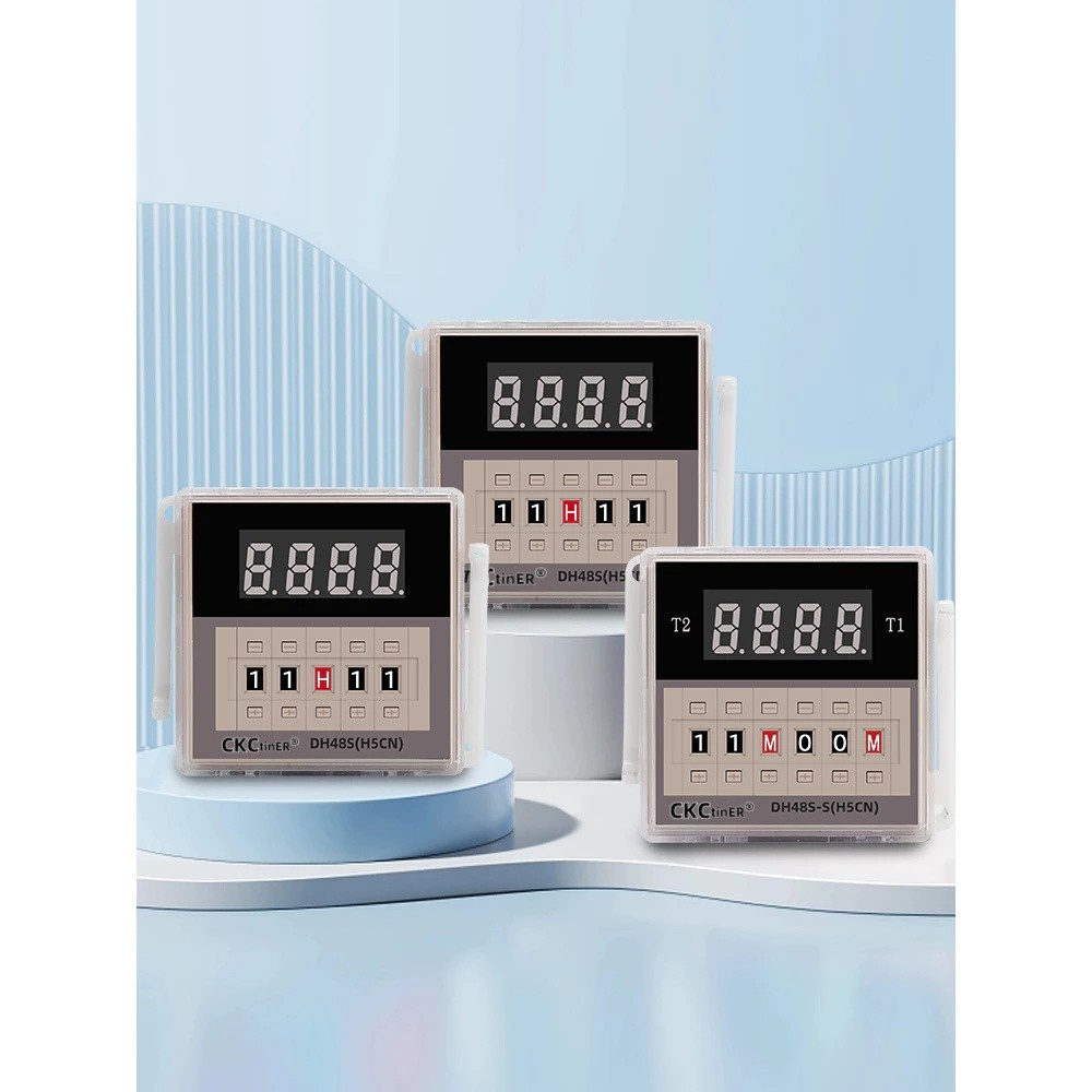 【24H SHIP】Currency Digital LED Programmable Timer Relay Switch DH48S-S ...