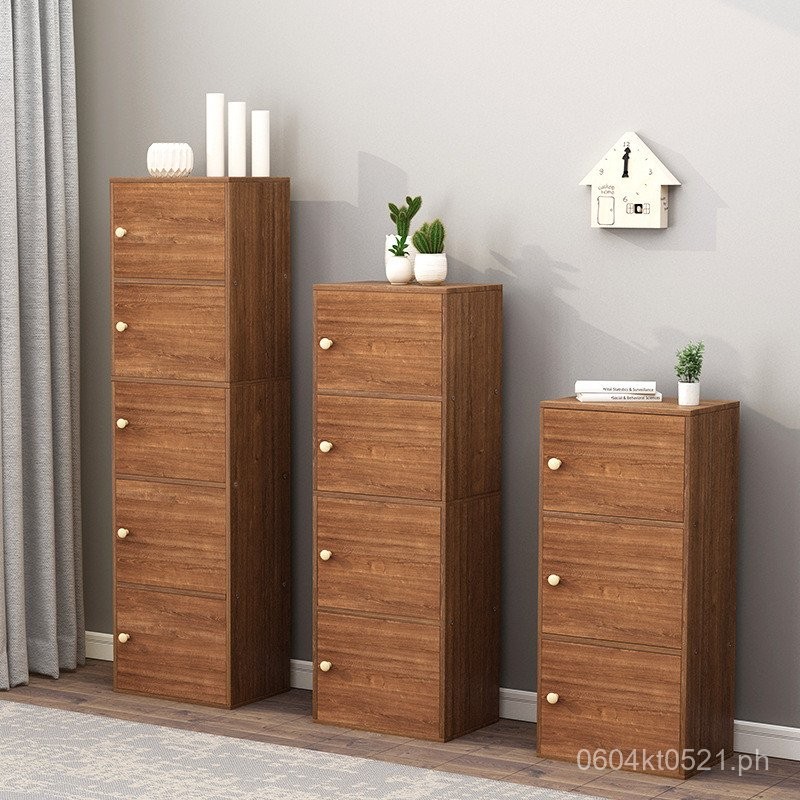 Deepened Storage Cabinet Children's Simple Cabinet Free with Door ...