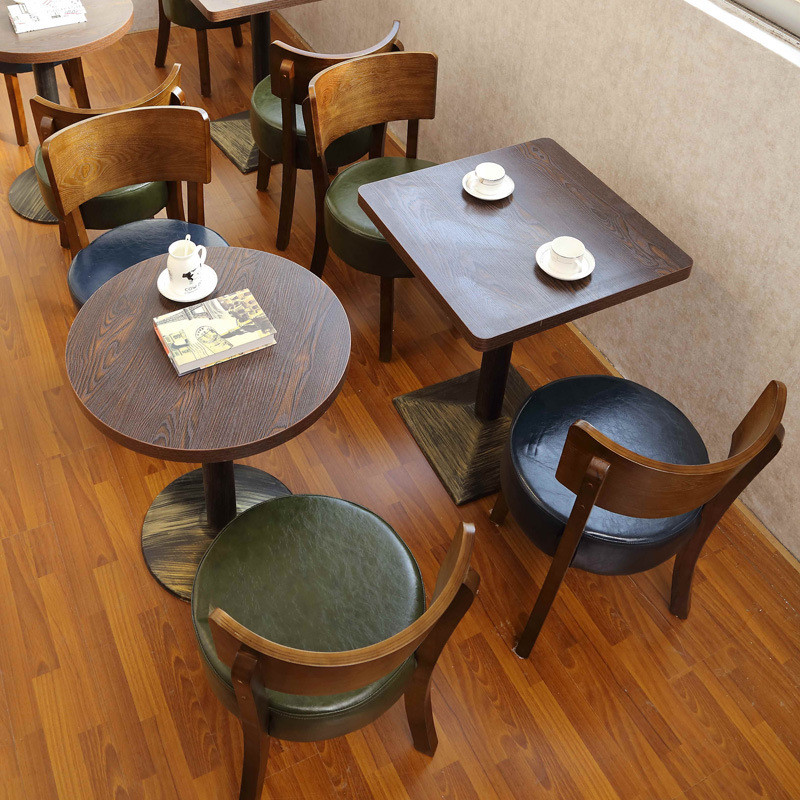 Vintage Cafe Homestay Chair Dessert Set Baking Table and Chair Cake ...