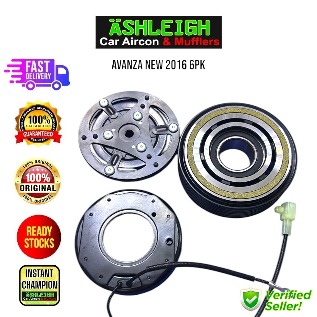 Toyota Avanza New 2016 6pk Pulley Assembly Car Aircon Magnetic hub ...